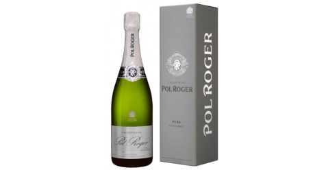 Champagne Pol Roger Pure Extra-Brut - Etui au meilleur prix