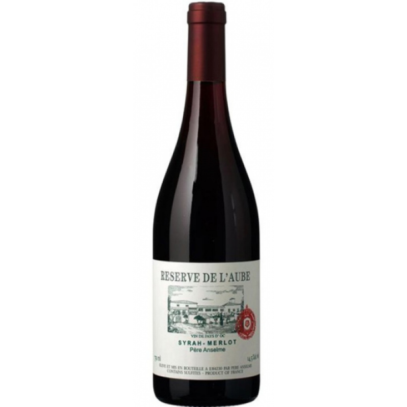 Vin Maison Brotte - Père Anselme - Reserve De L'Aube Syrah-Merlot - Rouge - 2020 au meilleur prix