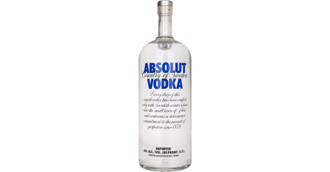 Vodka ABSOLUT VODKA - Gallon au meilleur prix