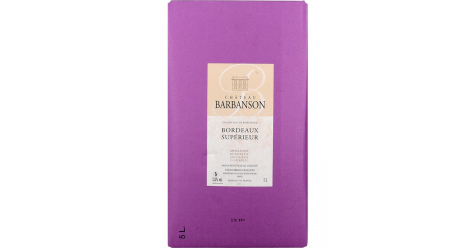 Vin Château Barbanson - Rouge - BIB - 10L au meilleur prix